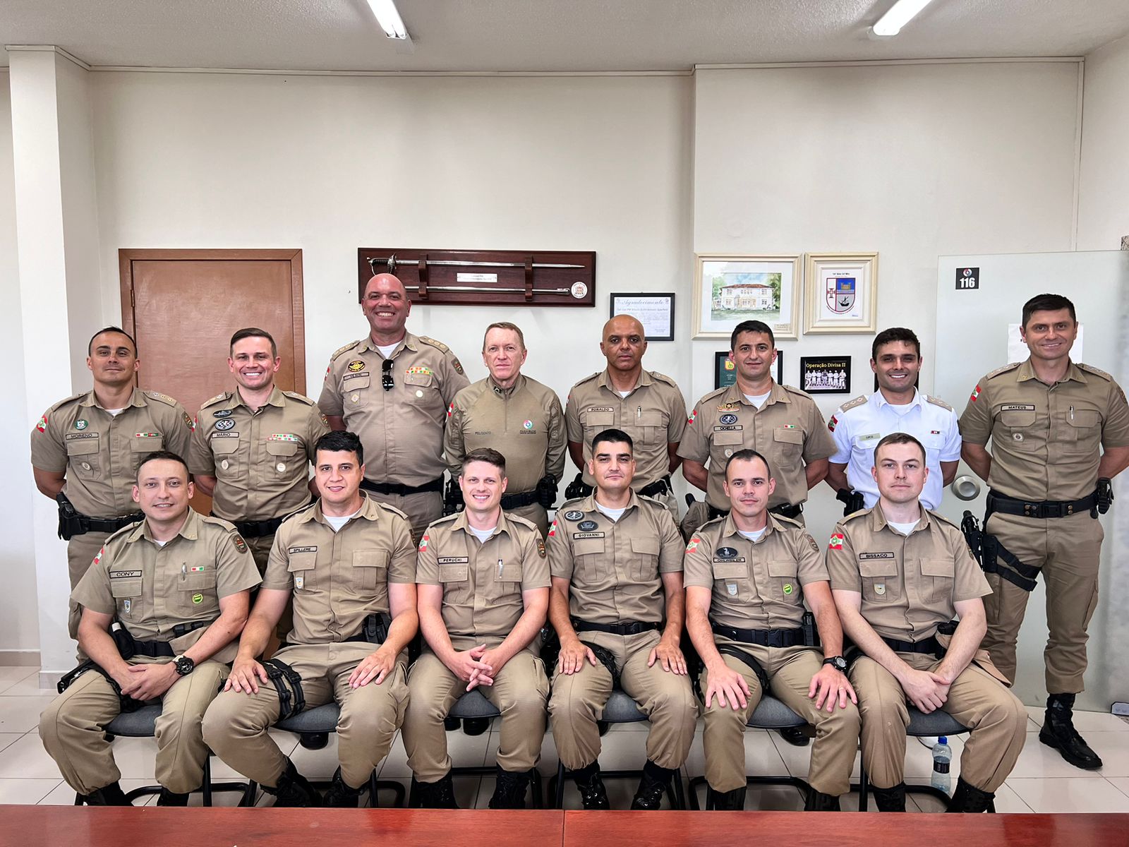 Comandante-Geral da PMSC visita batalhões da região sul - Onda Jovem FM