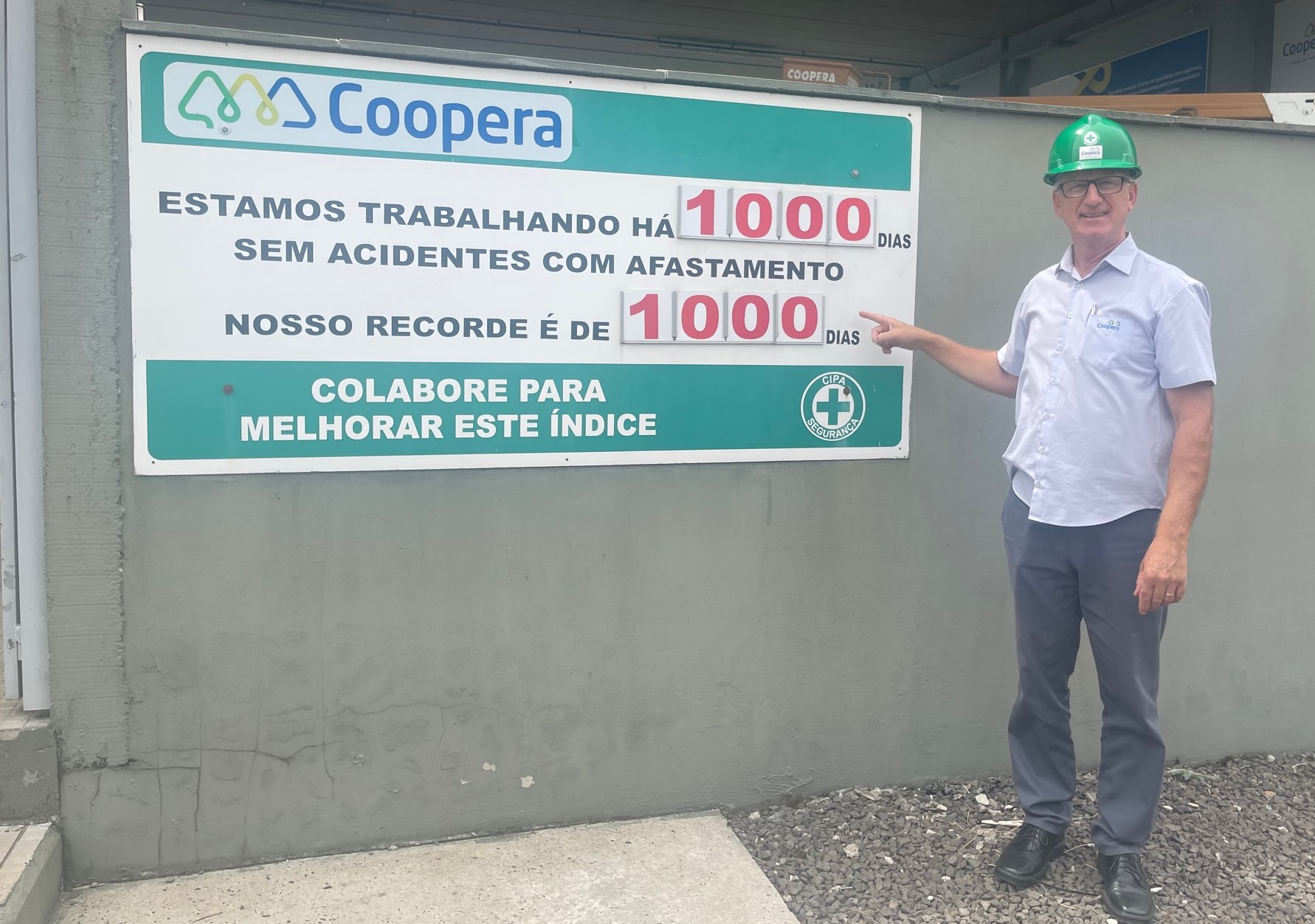 Coopera comemora 1000 dias sem acidentes de trabalho - Onda Jovem FM